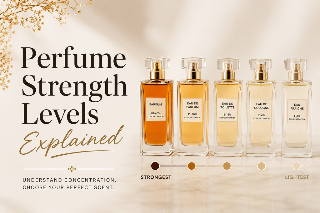Perfume Strength Levels Explained – Perfumeo.co.uk